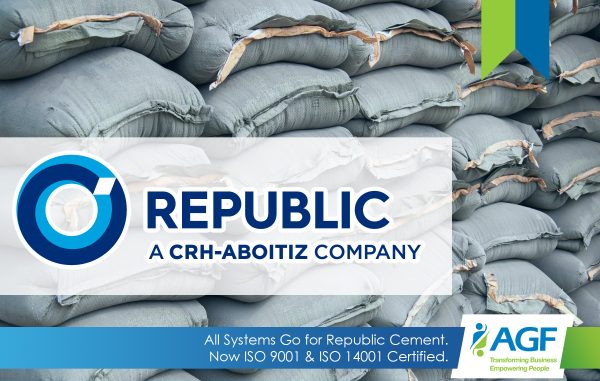 All Systems Go for Republic Cement. Now ISO 9001 & ISO 14001 Certified ...
